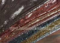 China 3mm Flake Size Metal Mesh Sequin Fabric with Oxidization Surface for Party Dress Application for sale