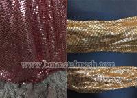 China 3mm Flake Size Metal Mesh Sequin Fabric with Oxidization Surface for Party Dress Application for sale