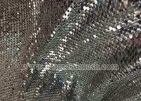 China Fashionable Metal Screen Drapery Decorative/Silver Metallic Clothing/Sequin Metal Mesh Fabric for sale