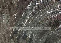 China Fashionable Metal Screen Drapery Decorative/Silver Metallic Clothing/Sequin Metal Mesh Fabric for sale