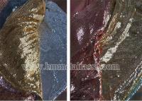 China Fashionable Metal Screen Drapery Decorative/Silver Metallic Clothing/Sequin Metal Mesh Fabric for sale