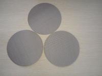 China Extruder Screen Filter Mesh For LDPE Recycling Round 300Mm With Burning Clean for sale