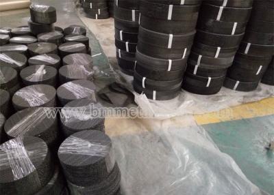 China Dutch Weave Type 200mm Extruder Screen with 12*64 Filtering Rate for Plastic and Rubber Extrusion for sale