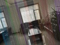 China Aluminum Chain Curtain Fly Screens/Anodized Fly Door Chain Curtains Factory for sale