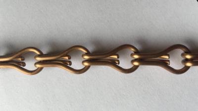China Manufacture Aluminum Anodized Fly Screen Door Chain Link Curtains for sale