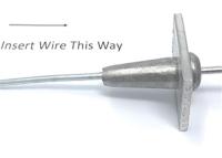 China Polishing Quick End Wire Vise 8~11GA Wire For High Tensile Wire And Wire Rope for sale