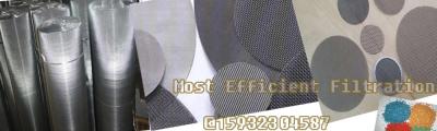 China Stainless Steel Extruder Filter Mesh Most Efficient Filteration and Extrusion for sale