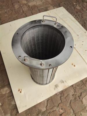 China Factory 23Um Johnson Wedge Wire Screen For Tank Equipment With Flange for sale