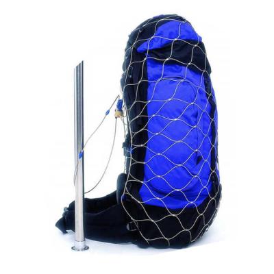 China SS304 SS316 Stainless Steel Cable Mesh Bags Black Oxide Polished For Security for sale