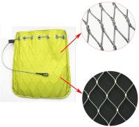 China Anti Theft Security Stainless Steel Mesh Bag 30x30 To 100x100Mm for sale