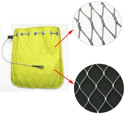 China Anti Theft Security Stainless Steel Mesh Bag 30x30 To 100x100Mm for sale