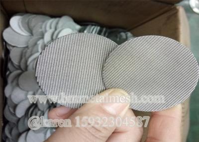 China Circle extruder screen mesh filter for foaming machine diameter 45mm for sale