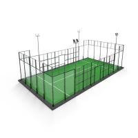 China Outdoor and Indoor Sports Removable Super Panoramic Padel Court for Gym for sale