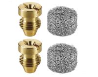 China 304 Stainless Steel Foam Gun Knitted Mesh Filter 0.61 in x 0.41 in for sale
