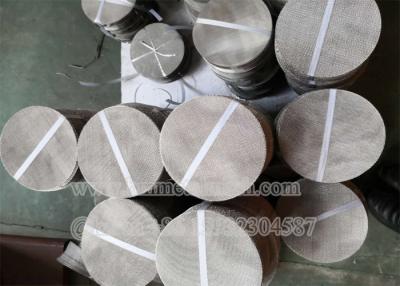 China Single Layer Extruder Screen Pack 20 Mesh Wire Filter Mesh For Extrusion Machine for sale