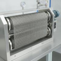 China 132x17mesh 150mm Automatic Continous Belt Screen Filter Mesh With Fine Filtration for sale