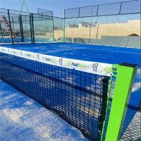 China 22FT Regulation Size Heavy Duty Frame Pickleball Net Set with Hand Crank Tension System for sale
