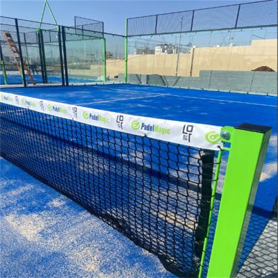 China 22FT Regulation Size Heavy Duty Frame Pickleball Net Set with Hand Crank Tension System for sale