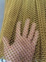 China Aluminum Metal Coil Drapery with 6mm Aperture and Customized Length for Building Decoration for sale