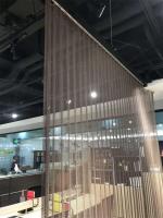 China Aluminum Metal Coil Drapery with 6mm Aperture and Customized Length for Building Decoration for sale