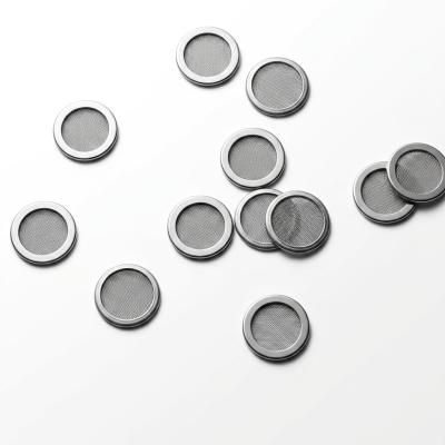 China Multi Layer Rimmed Stainless Steel Woven Wire Screen Mesh Disc For Liquid Filter for sale