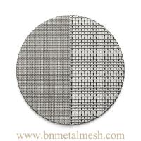 China 24*110 Mesh 0.35/0.25mm Stainless Steel Dutch Woven Wire Mesh Extrusion Filter Screen for sale