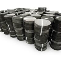 China 175mm Circular Low Carbon Steel Filter Disc with 270 Micron Filtering Rate for Extruder Screen for sale