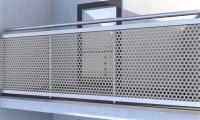 China Aluminum Waterproof Perforated Metal Mesh Sheet For Exterior Decorative Fence Panel for sale