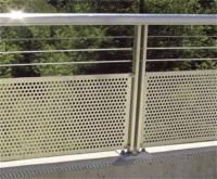 China Custom Round Hole Perforated Metal Mesh Decorative Wire Mesh Decorative Perforated Metal Screen Stainless Steel For Garden Fence for sale