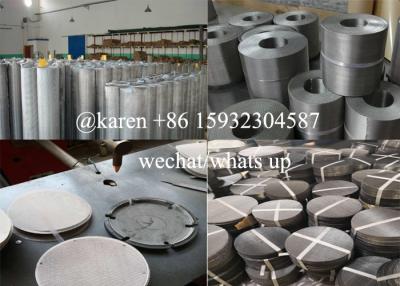 China Stainless Steel Extruder Screen Filters For Pellet Machine for sale