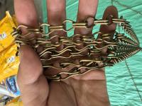 China 1.6Mm Modern Office Chain Link Curtain Wall Aluminium Chain Fly Curtain for sale