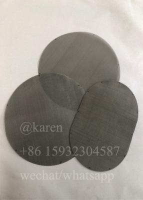 China Plain Weave Dutch Weave Screens Filter Mesh Disc For Recycle Plastic Pellets Machine for sale