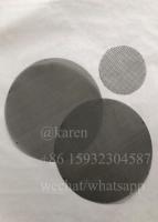 China Plain Weave Dutch Weave Screens Filter Mesh Disc For Recycle Plastic Pellets Machine for sale