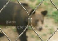 China Animal Enclosure Mesh Stainless Steel Wire Rope Mesh For Zoo Animal Fencing for sale