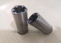 China SUS304 Johnson V Wire Screen Wrap Screen For Oil Industry Petrochemical for sale