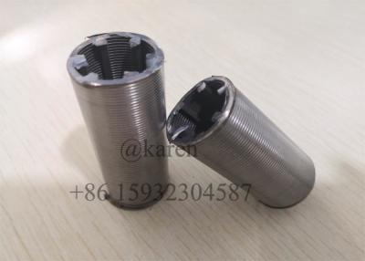 China SUS304 Johnson V Wire Screen Wrap Screen For Oil Industry Petrochemical for sale