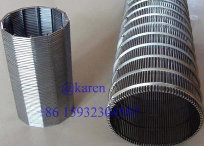 China Johnson V Wire  Wedge Wire Screens Panels For Effective Solid Liquid Filtration for sale