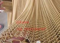China SS304 Chain Link Metal Mesh Curtains Decorative Wire Mesh For Room for sale