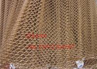 China Customized Length and Width Chain Link Metal Mesh Drapery with Baking Finish and SS304 SS316 Material for sale