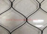 China Stainless Steel Black Oxide Wire Rope Mesh Net High Strength for sale