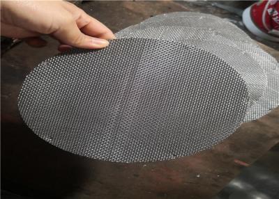 China 304 Stainless Steel Filter Mesh Screen Plain Weave Round 200Mm Opening 0.41 For Plastic Machinary for sale