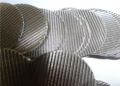 China Diameter 240Mm 100 Mesh Count Stainless steel Wire Mesh Screen For Rubber And Extruder Machine for sale