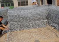 China Hexagonal Mesh Double Twisted Woven Gabion Box with 60x80MM Hole Size for Gabion Basket Construction for sale