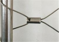China Anti Corrosive SS316 Wire Rope Mesh Fence / Wire Cable Mesh High Strength for sale