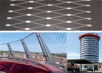 China 7x7 Stainless Steel Rope Mesh Netting 2mm Steel Rope Mesh Netting For Elevated Walkway Railing for sale