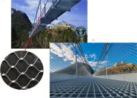 China Anti Corrosive SS316 Wire Rope Mesh Fence / Wire Cable Mesh High Strength for sale