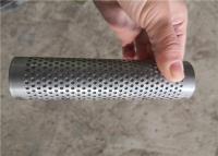 China Durable Perforated Filter Tube , High Holding Capacity Perforated Round Tubing for sale