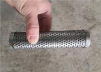 China Durable Wire Mesh Filter Cylinder , SS 304 316 316L Perforated Filter Tube Cartridge for sale