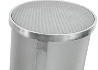 China 29CMx7CM Silver Stainless Steel Homebrew Beer Dry Hopper Filter with 300 Micron Mesh for Cornelius for sale