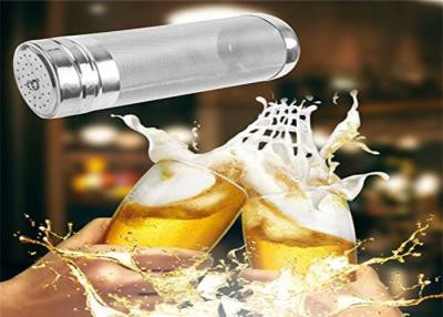China 29CMx7CM Silver Stainless Steel Homebrew Beer Dry Hopper Filter with 300 Micron Mesh for Cornelius for sale